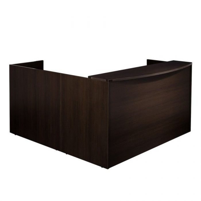 L-Shaped Reception Desk with Hanging Pedestals - 8 Colors! - McAleer's ...