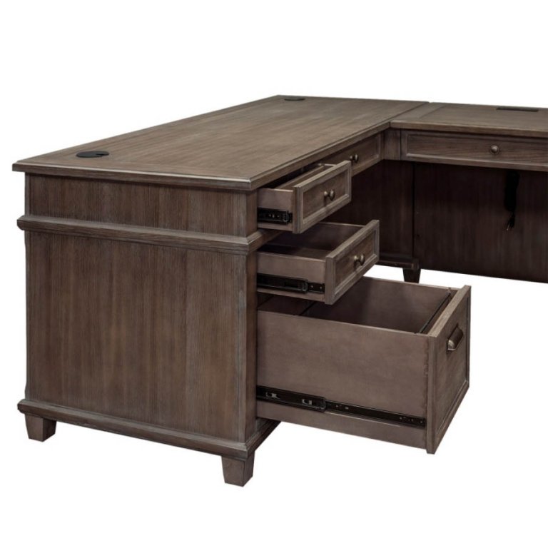 Carson L-Shaped Desk - McAleer's Office Furniture, Mobile, AL